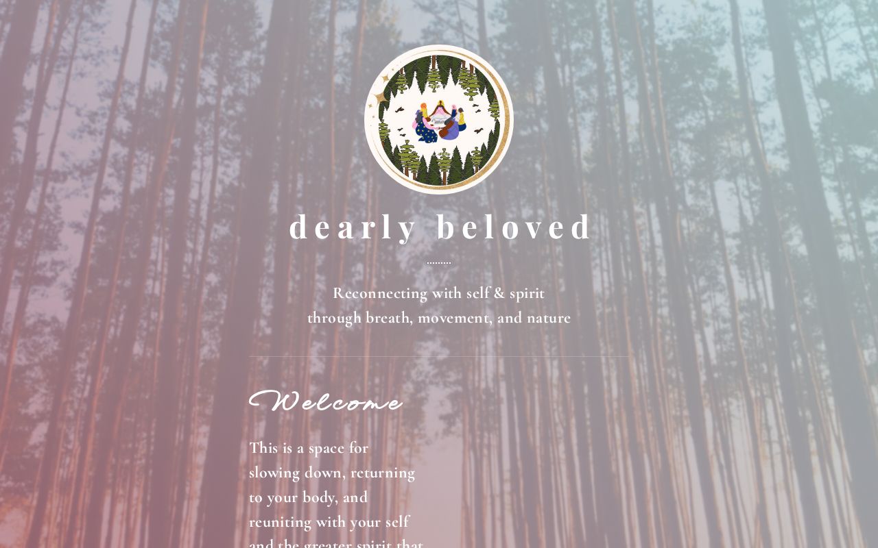 dearly beloved